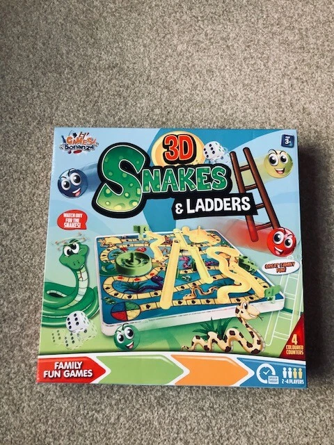 BRAND NEW 3D snakes and ladders game £4.00 - PicClick UK