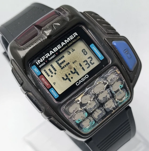 CASIO JG-10 INFRACEPTOR Remote Controller Game 1403 Quartz Alarm ...