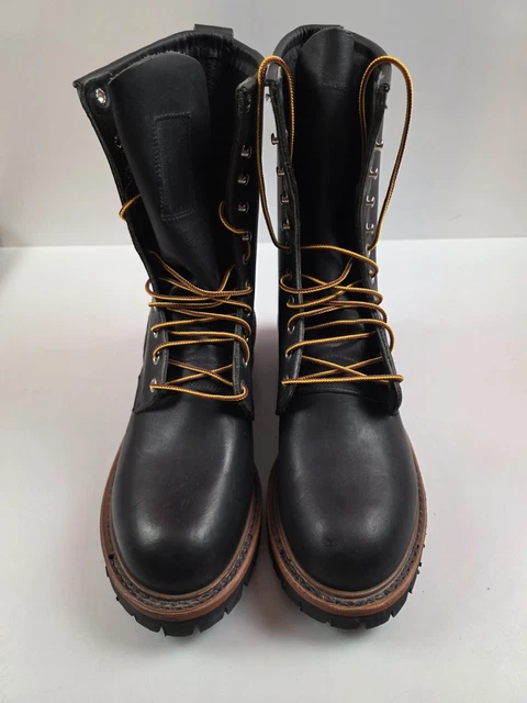 RED WING 218 Leather Logger Firefighter Work Boots Made In USA Men’s 9 ...