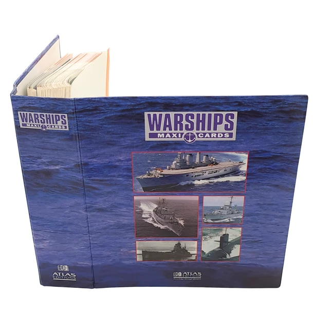 ATLAS EDITION WORLD Warships Maxi Cards In Binder FRIGATES Data Facts £ ...