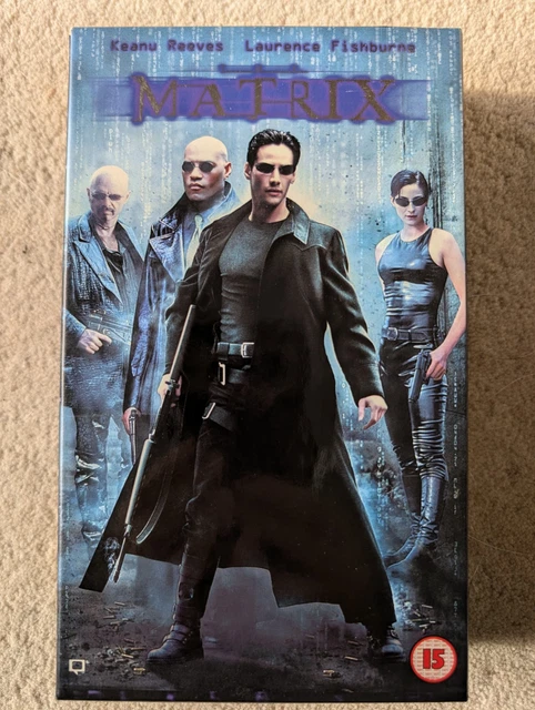 THE MATRIX VHS PAL (UK) Video Tape_Keanu Reeves Lawrence Fishburne £4. ...