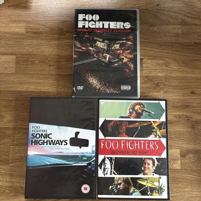 FOO FIGHTERS DVD collection.Live At Wembley, Sonic Highways, Everywhere ...