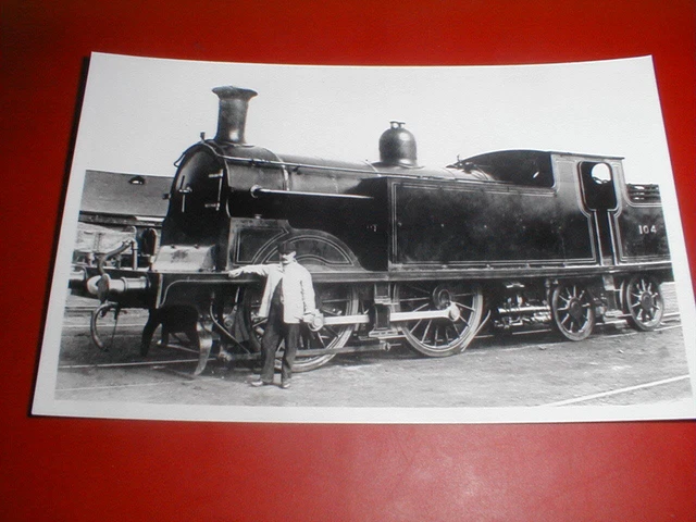 LOCO PHOTO LSWR SR BR 0-4-4T CLASS M7 No 104 £1.50 - PicClick UK
