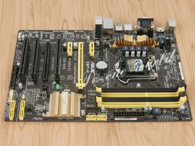 ASUS Z87-K LGA 1150 Intel Z87 DDR3 SATA 6Gb/s USB 3.0 ATX Intel ...