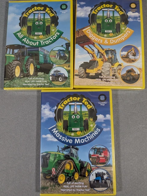 TRACTOR TED DVD bundle All About Tractors Diggers & Dumpers Massive ...