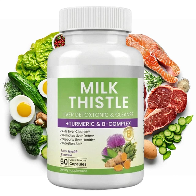 MILK THISTLE DETOXIFIES The Liver And Cleanses The Colon, Providing ...