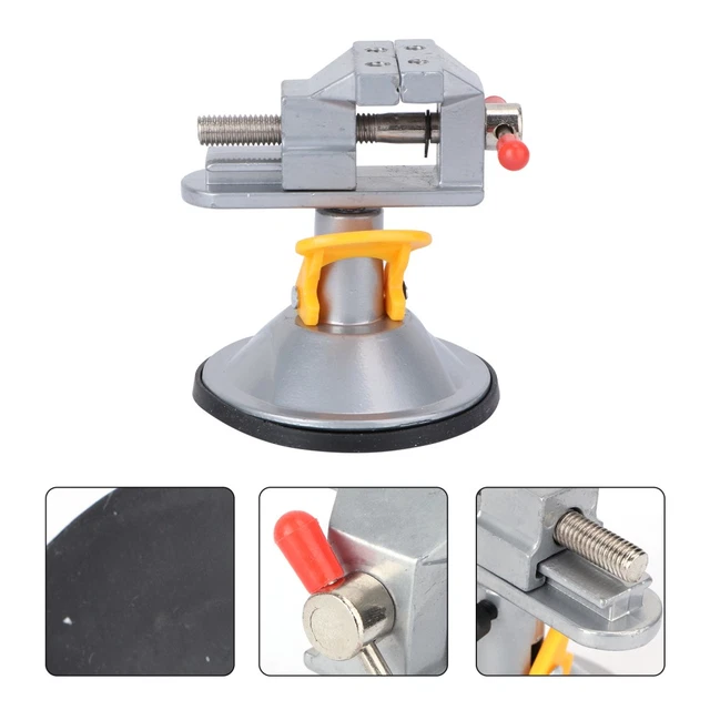 MINI JAW VICE Suction Model Makers Vise with Clamp Table Carving £16.30 ...