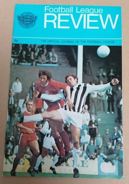 MAGAZINE - FOOTBALL League Review Vol 6 1971-1972 Brian Gibbs John Kaye ...