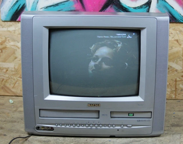 MATSUI 14TVDVR1-02 RETRO Vintage Gaming Crt Tv £24.99 - PicClick UK