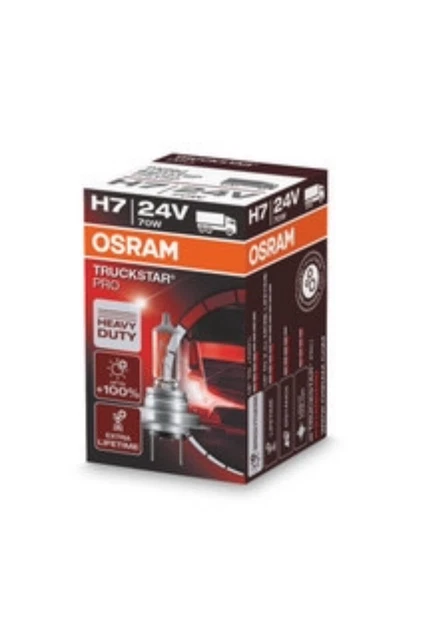 OSRAM H7 70W 24v Truckstar Pro Bulb +100% More Light 64215TSP *FREE ...