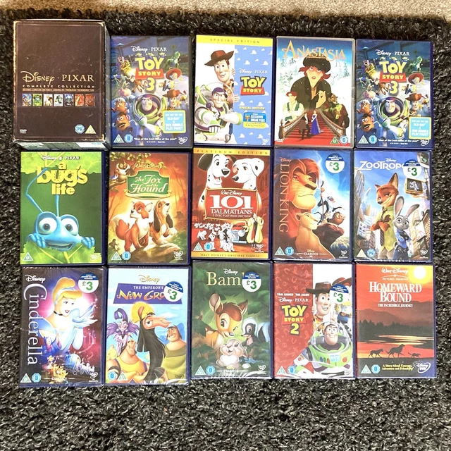 21 X BIG DISNEY CLASSICS & PIXAR DVD Movie Film Bundle Collection Lot £ ...