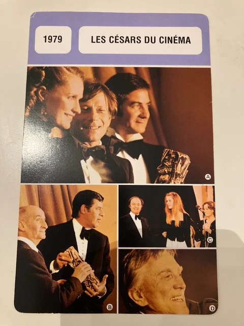CARTE FICHE CINEMA Les Cesars Du Cinema Francais 1979 EUR 2,50 ...