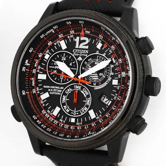 CITIZEN PROMASTER SKY Eco-Drive Funk Solar Gmt Chronograph Uhr As4025 ...