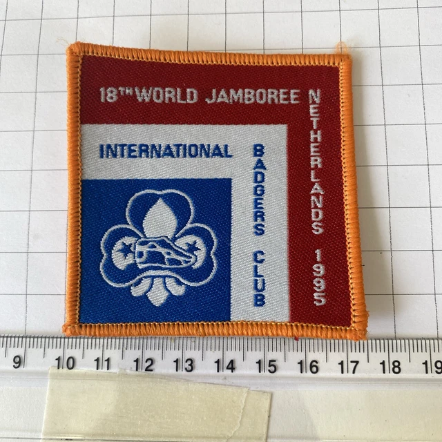 WORLD SCOUT JAMBOREE Netherlands 1995 Badge Lot G 34 International ...