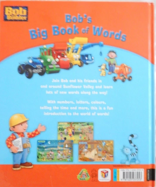 BOBS BIG BOOK of Words (Bob the Builder) By Robin Davies Hard Back £1. ...