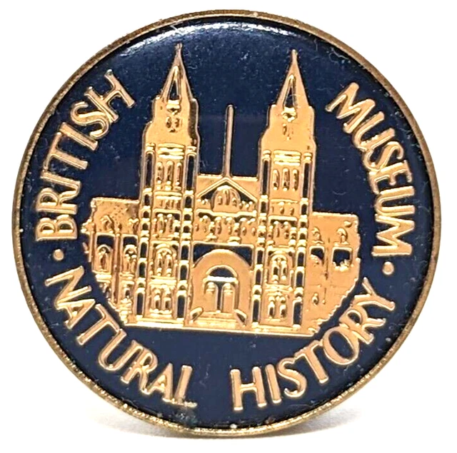 VINTAGE BRITISH NATURAL HISTORY MUSEUM London 1990's Badge Pin (P1380 ...