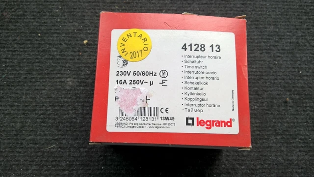 LEGRAND 4128 13 230V 16A 250V INTERRUTTORE MICROREX QT31 [Alle]2 EUR 40 ...