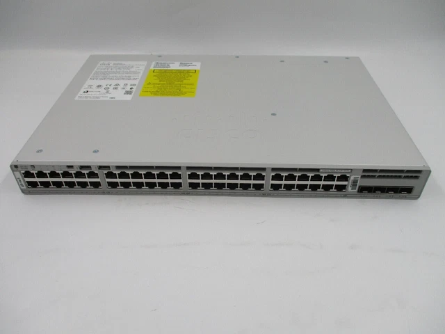 GENUINE CISCO CATALYST C9200L-48P-4G-E 48-port PoE+ / 4x 1G SFP L3 ...