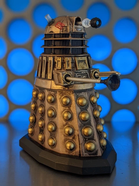 DOCTOR WHO TALKING Asylum of the Daleks Progenitor Bronze Gold SFX 5 ...