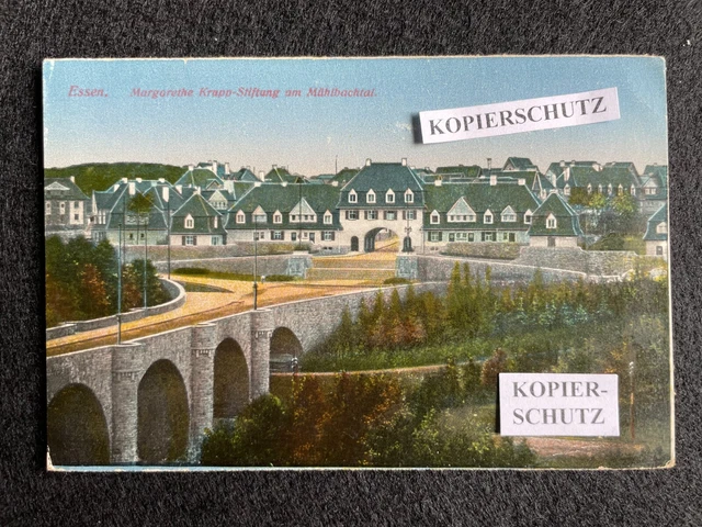 1927, ESSEN MARGARETHENHÖHE Mühlbachtal, Alte AK Ansichtskarte Postkarte Essen EUR 3,00 ...