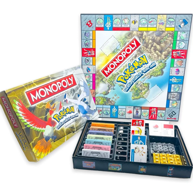 MONOPOLY POKEMON “GOTTA catch ‘em all!”Johto Edition Board Game - Complete EUR 28,02 - PicClick FR