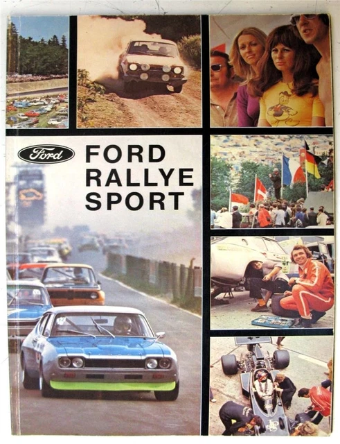 FORD RALLYE SPORT RS Car Performance Parts Sales Brochure 1972-3 Escort ...