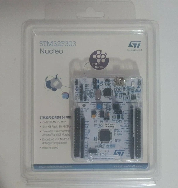 STM32F303RET6 NUCLEO ST32 STM32 32-bit Microcontroller Development board $14.99 - PicClick CA