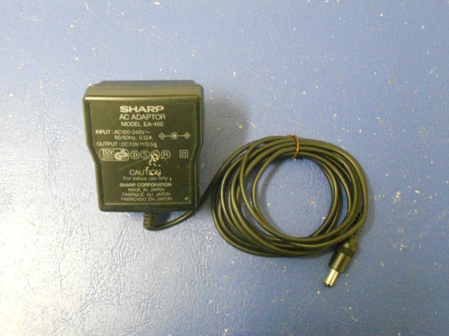 SHARP EXPERT PAD PI-7000 Alimentatore 7V Dc Rarissimo Vintage EUR 4,86 - PicClick IT