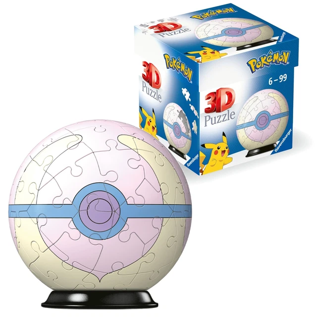 RAVENSBURGER POKEMON POKEBALL Heal Ball 3D Jigsaw Puzzle for Adults and ...