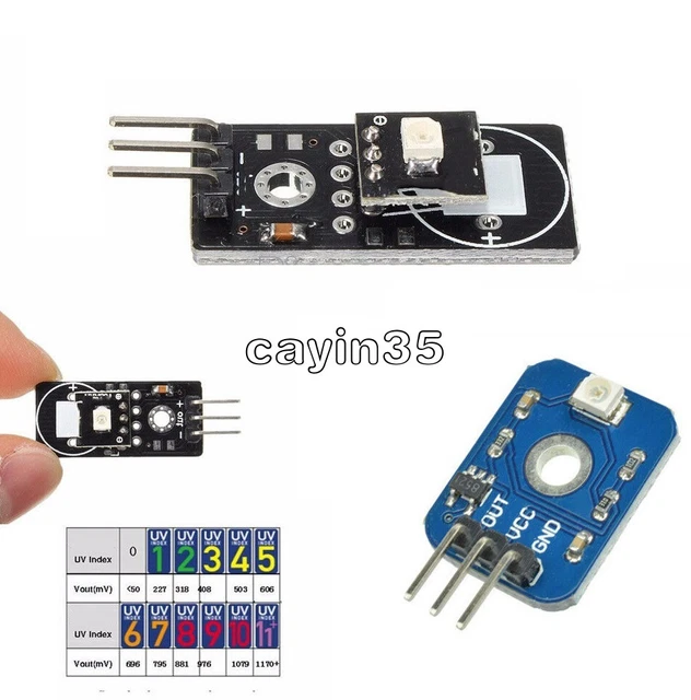 UVM-30A UV ULTRAVIOLET Ray Detection Sensor Module 3-5V for Arduino DC ...