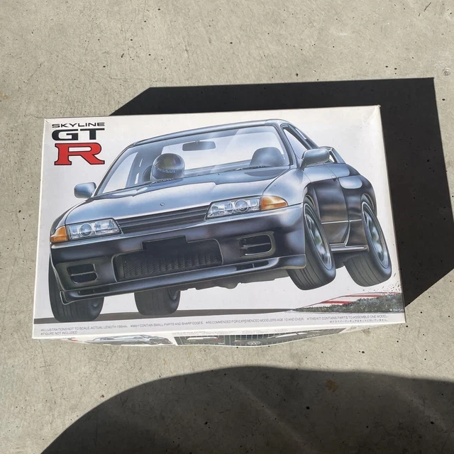 FUJIMI NISSAN SKYLINE GTR R32 124 Scale Model Kit ungebaut EUR 82,41 ...