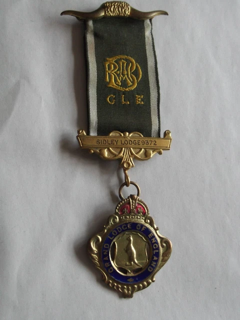 MASONIC JEWEL, RAOB GLE Grand Lodge of England, Sidley Lodge 9372, Wm. Kniveton £4.99 - PicClick UK