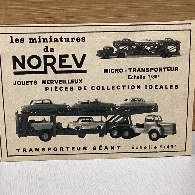 NOREV. BERLIET UNIC Micro Transporteur. Image EUR 1,50 - PicClick FR