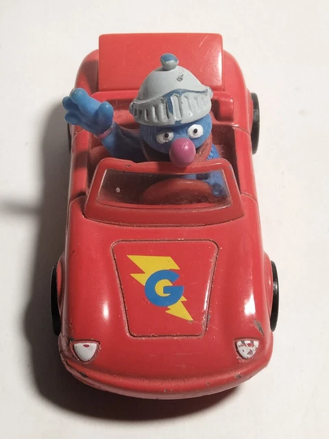 2008 SESAME STREET Super Grover Racer Car Wing Switch Action Learning ...