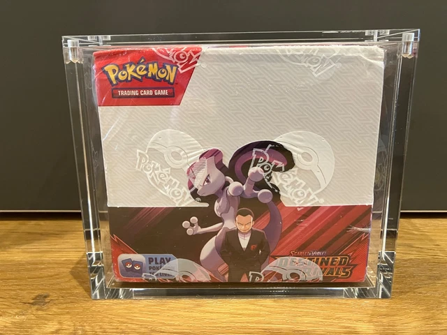 POKÉMON TCG DESTINED Rivals Sealed Booster Box of 36 Packs + Acrylic ...