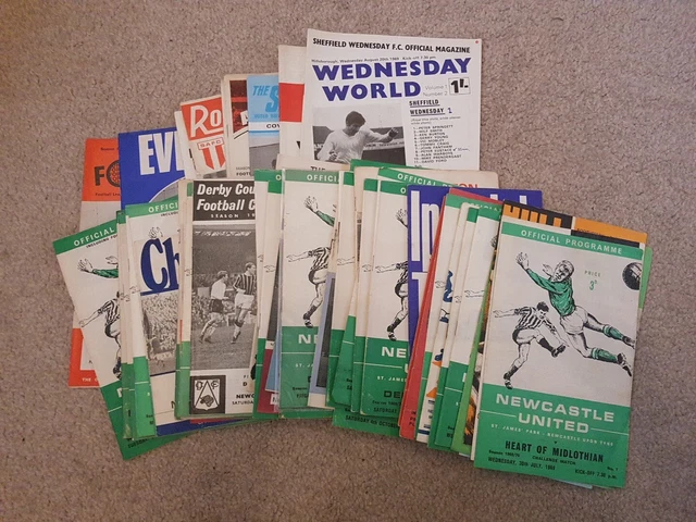 54 NEWCASTLE UNITED NUFC Football Programmes 1969/70 £40.00 - PicClick UK