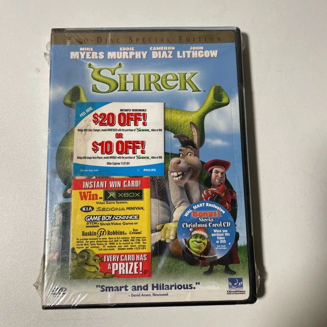 SHREK (2001) SPECIAL Edition Big Box VHS New And Sealed £18.31 ...