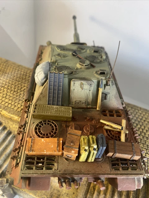 TAMIYA BUILT 1:35 Jagdpanzer V Jagdpanther Sd.kfz.173s Model Weathered ...