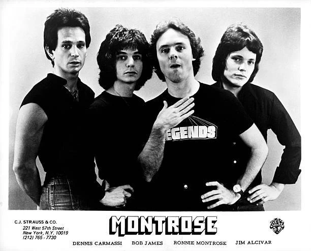 GUITARIST RONNIE MONTROSE And His Group Montrose Pose 1976 Old Photo £4 ...