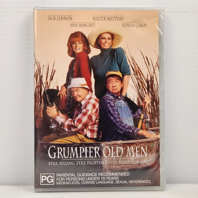 GRUMPIER OLD MEN DVD Movie 1995 Jack Lemmon Walter Matthau Comedy ...