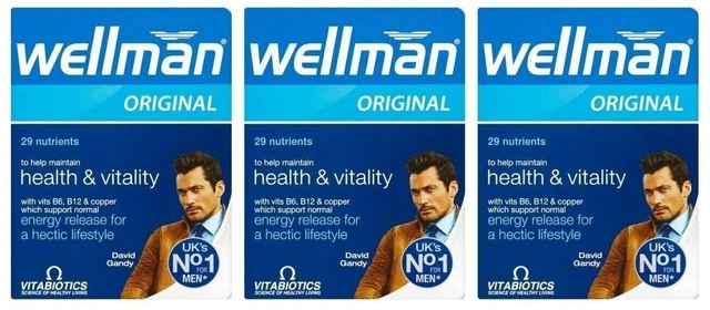 WELLMAN VITABIOTICS ORIGINAL, 90 Tablets (3 X 30 PCS EACH) £22.56 ...