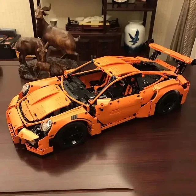 PORSCHE 911 GT3 RS MOC Building Blocks Car Technic Race Car Compatible ...