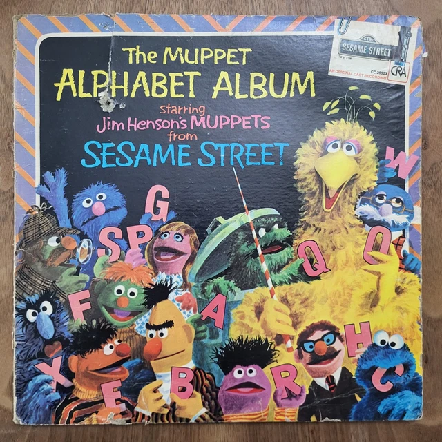 SESAME STREET THE Muppet Alphabet Album 1971 LP Children's Gatefold ...