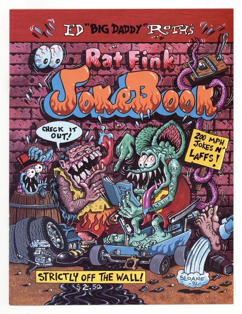 RAT FINK JOKE Book Ed Big Daddy Roth Magazine NN FN+ 6.5 1992 £22.10 ...