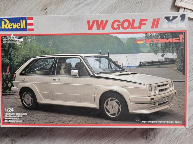REVELL VW KAMEI Golf 2 X1 1:24 1/24 Volkswagen 7267 Bausatz kit Vintage ...