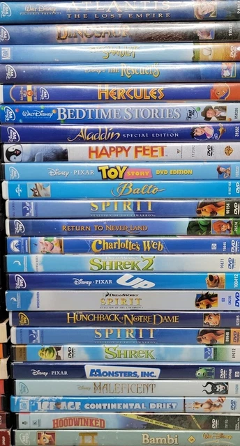 LOT OF 100 DVD’s Kids & Family Children's Baby Pooh Potter Garfield Pixar Disney £33.98 ...