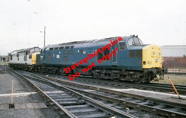 ORIGINAL 35MM Slide Railway Diesel - 37229 @ Ayr TMD June 1989 £3.75 ...