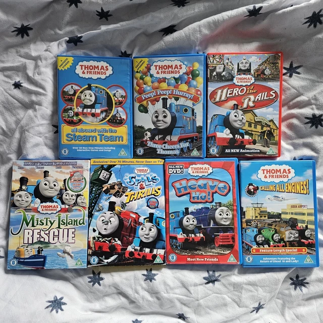 BUNDLE OF 7X Thomas The Tank Engine DVDs, Films and Episodes FREE ...