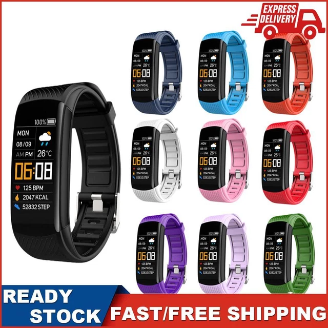SPORT SMARTWATCH STEP Counter Fitness Tracker Color Screen for Outdoor ...