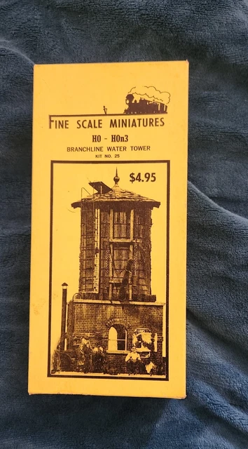 HO/HON3 SCALE - FINE SCALE MINIATURES BRANCHLINE WATER TOWER KIT £49.15 ...